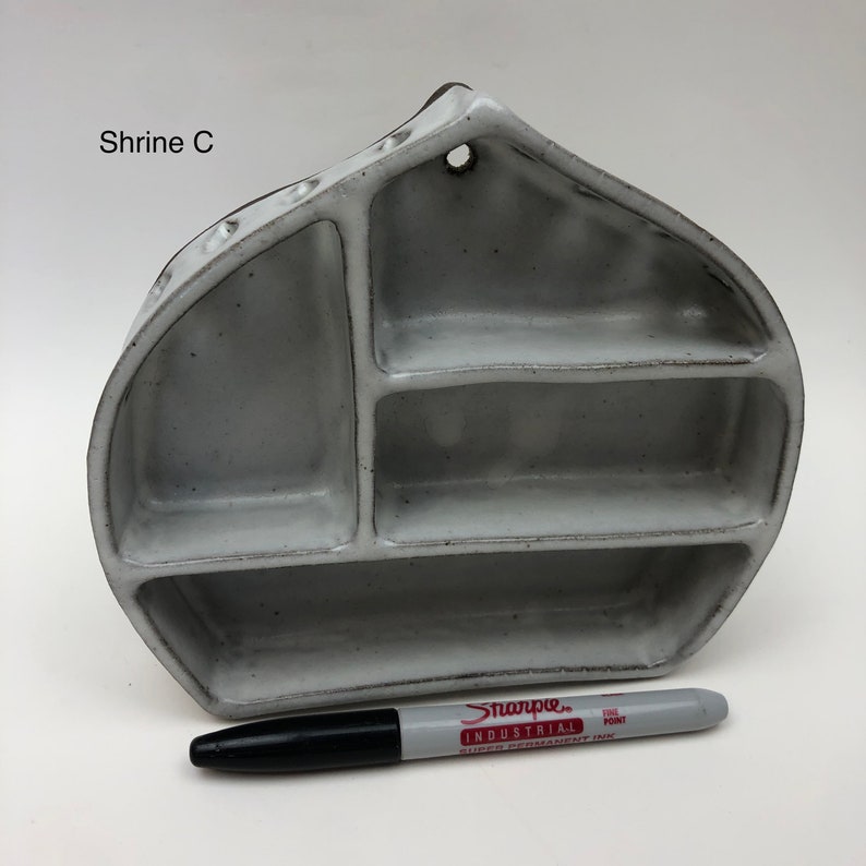 Ceramic Wall Shrine Altar Shelf - Etsy Canada