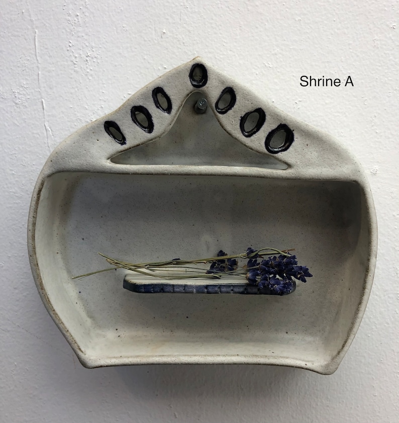 Ceramic Wall Shrine Altar Shelf - Etsy Canada