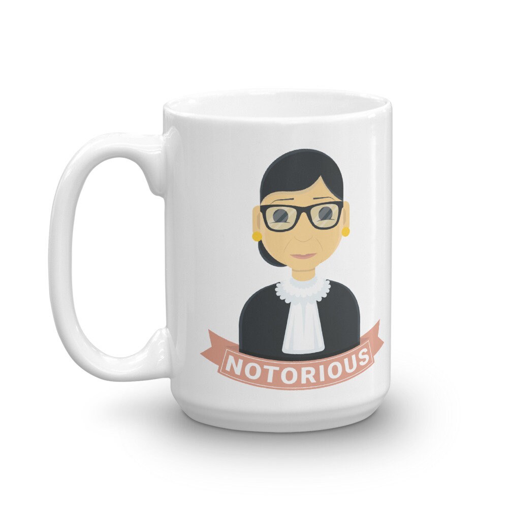 RBG Notorious Mug | Coffee Tea Cup | Vintage Retro Kitchen Mug ...