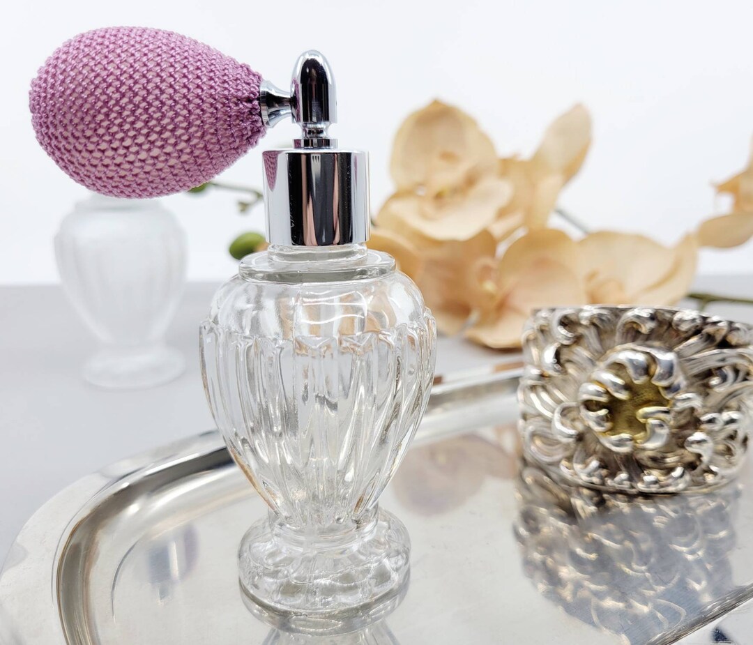 SPECIAL PRICE Glass Spray Perfume Bottle Lavender Bulb Sprayer 46ml 1. ...