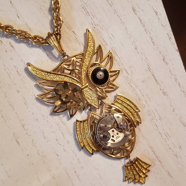 Clockwork Necklace - Etsy
