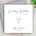 Wedding Regret Card, RSVP Card, Wedding Decline, Unable to Attend Card ...