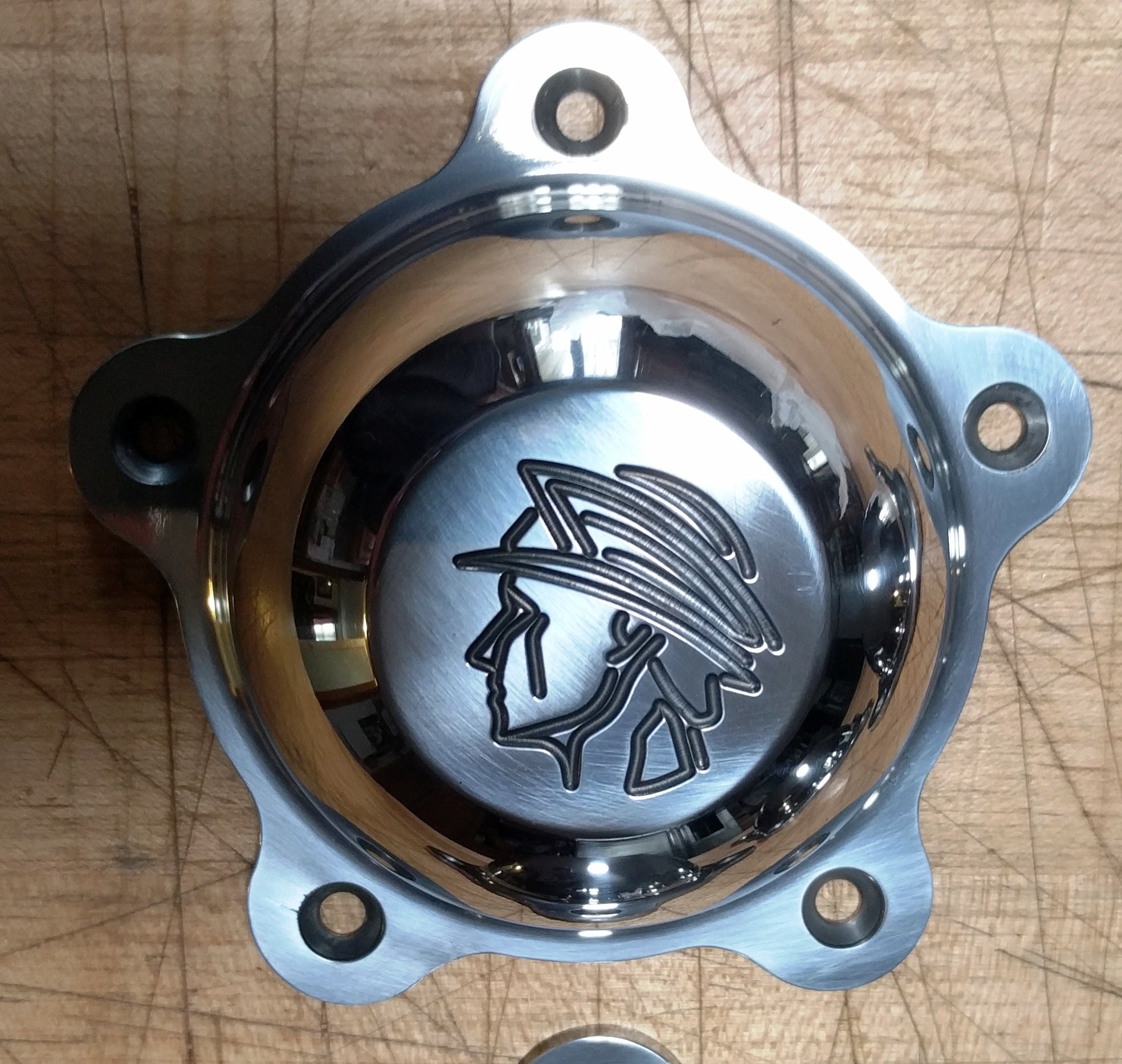 Custom Milled Center Caps for American Racing - Torq Thrust II ...