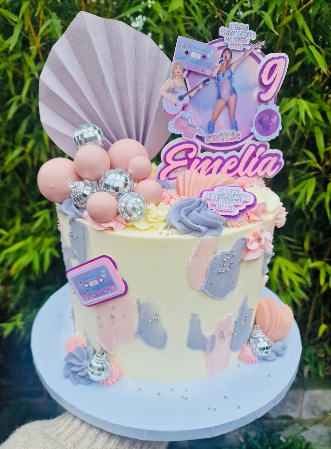 Taylor Swift Themed Personalised 3D Cake Topper Eras Tour Cake Topper ...