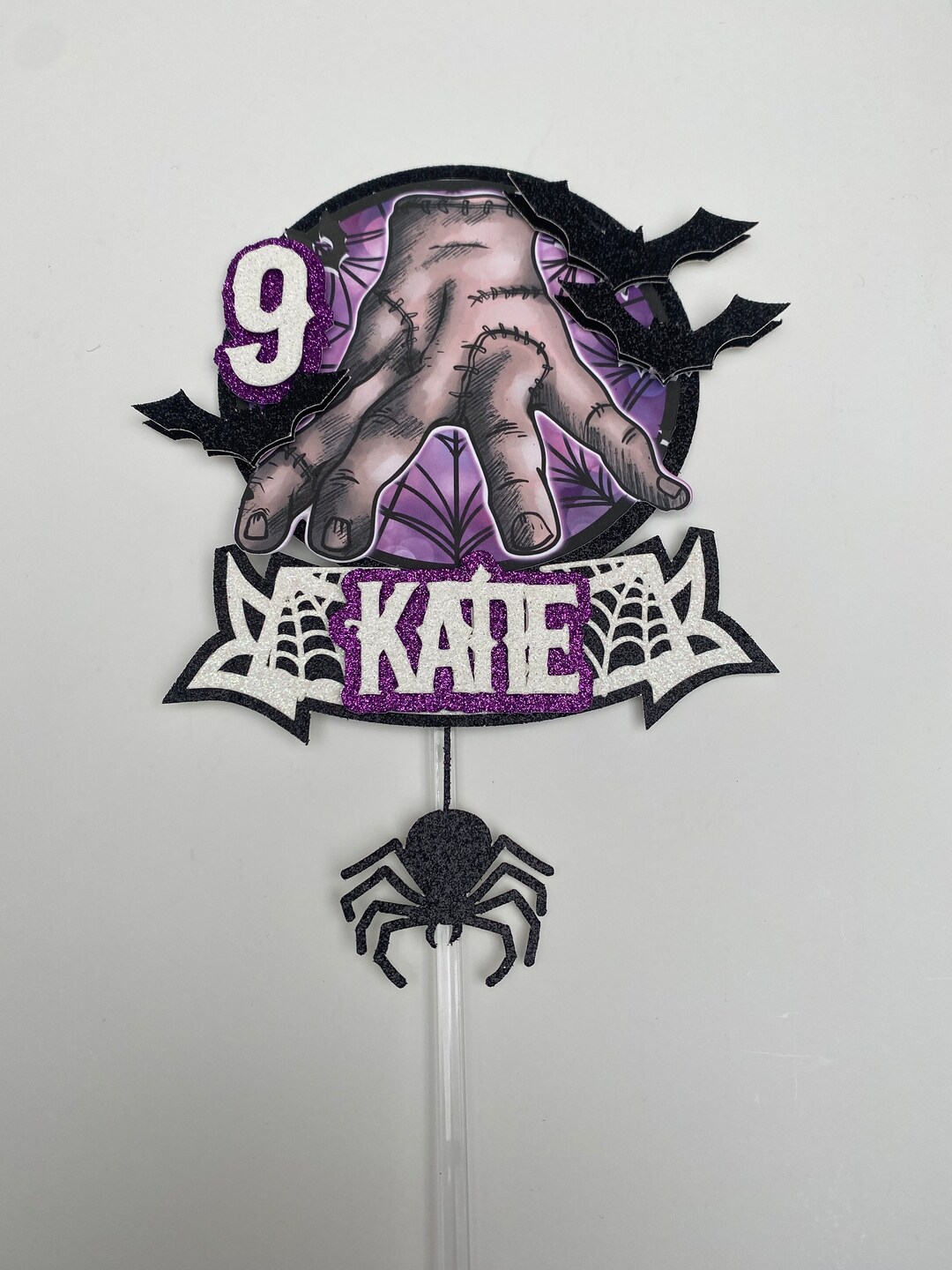 Personalised Thing 3D Cake Topper Wednesday Theme Cake - Etsy