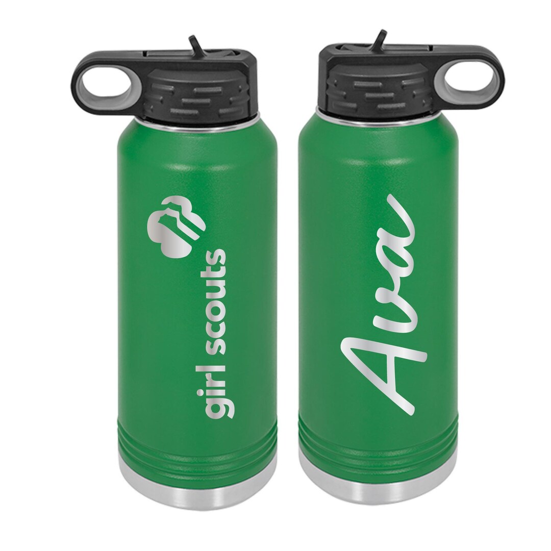 Personalized Girl Scout Water Bottle Custom Name, Troop Number Perfect ...