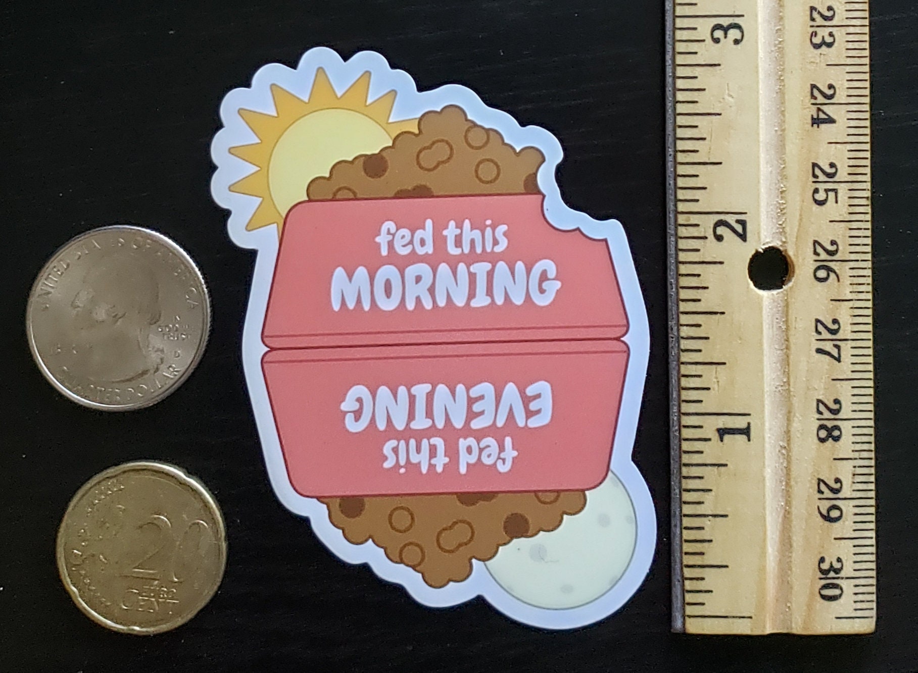 Pet Feeding Reminder Magnet - Etsy