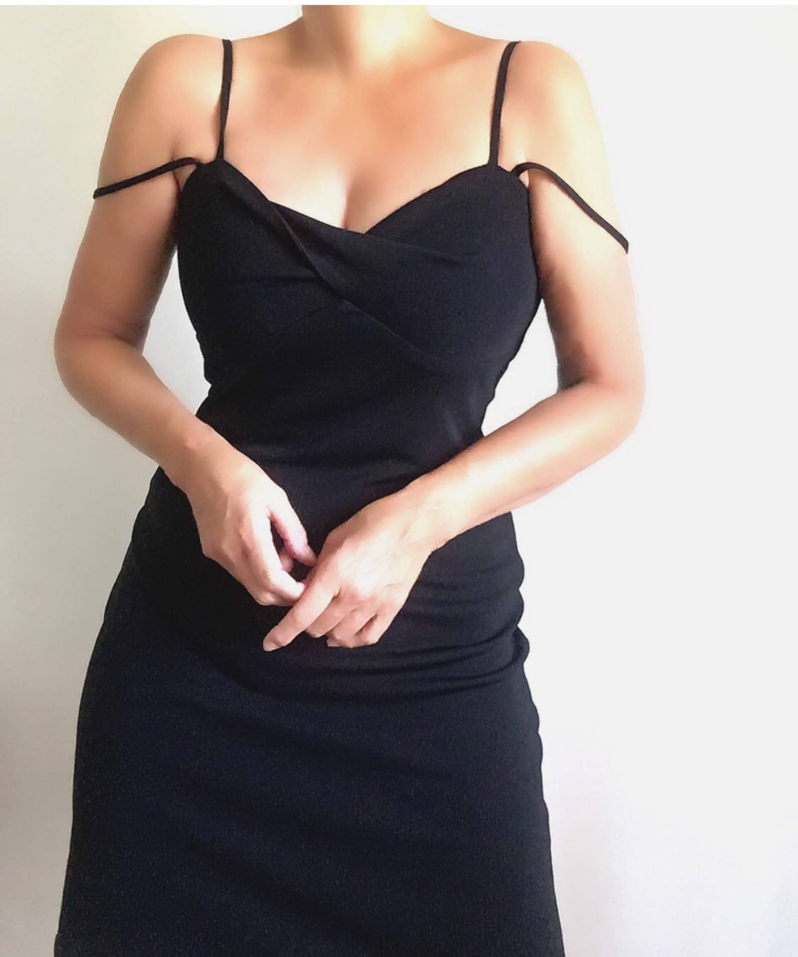 Vintage Little Black Dress Spaghetti Strap Dress Black - Etsy