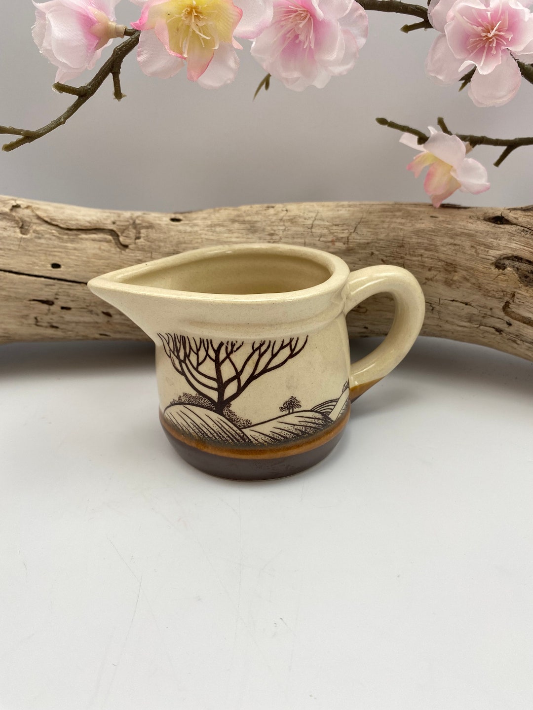 Retro Jug / Country Hills Pattern / Gravy Boat or Milk Jug - Etsy