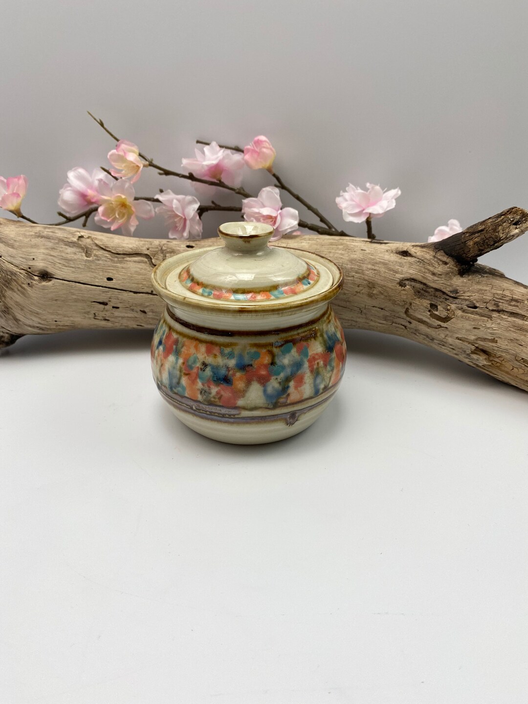 Cute Ceramic Pot With Lid - Etsy