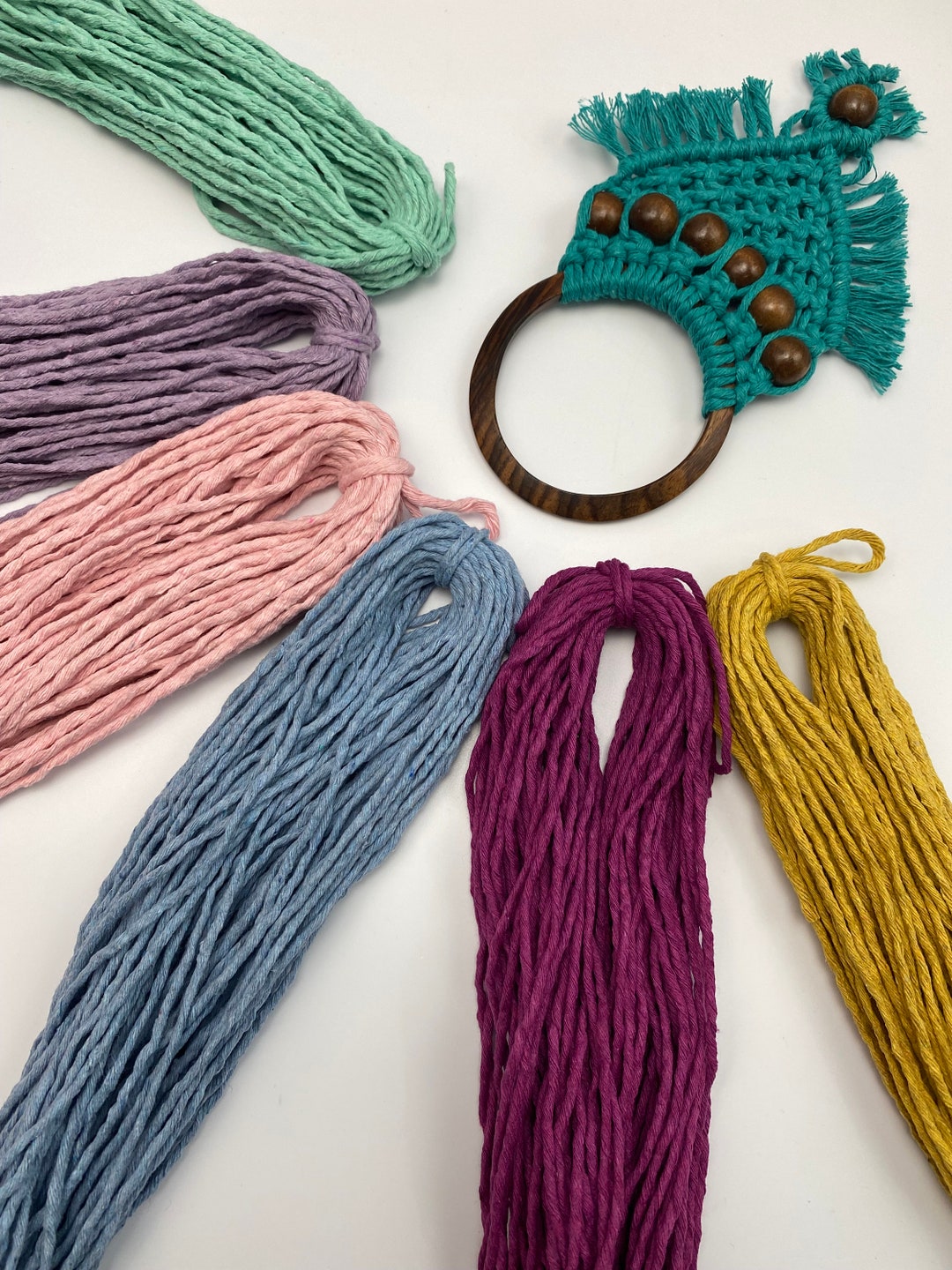 Soft Macrame Cord / 1.5mm Light Twist / Assorted Colours - Etsy Australia