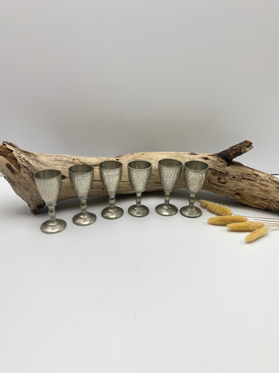 Mini Silver Goblets Handmade in Indonesia Set of 6 - Etsy Australia