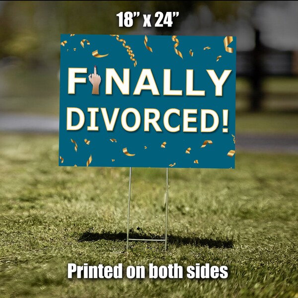 Middle Finger Yard Signs - Etsy