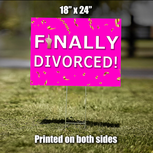 Middle Finger Yard Signs - Etsy