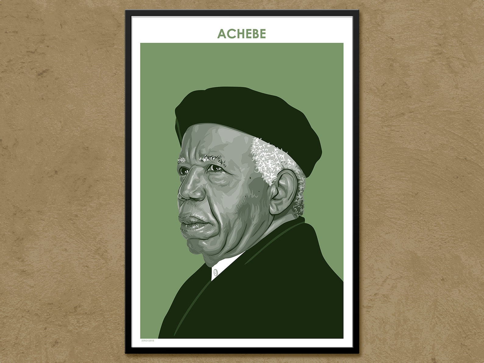 Chinua Achebe Author Poster Literary Poster Writer Gift - Etsy