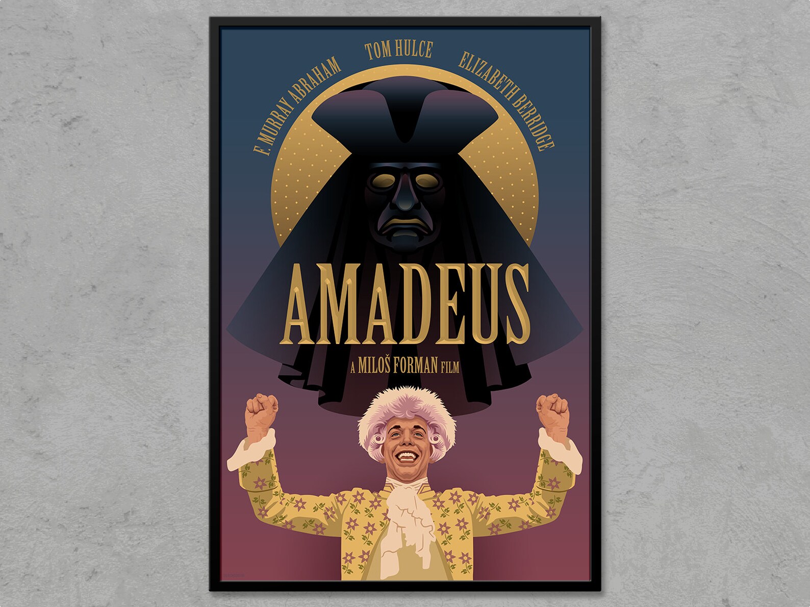Amadeus 1984 Alternative Movie Poster Retro Film Poster - Etsy