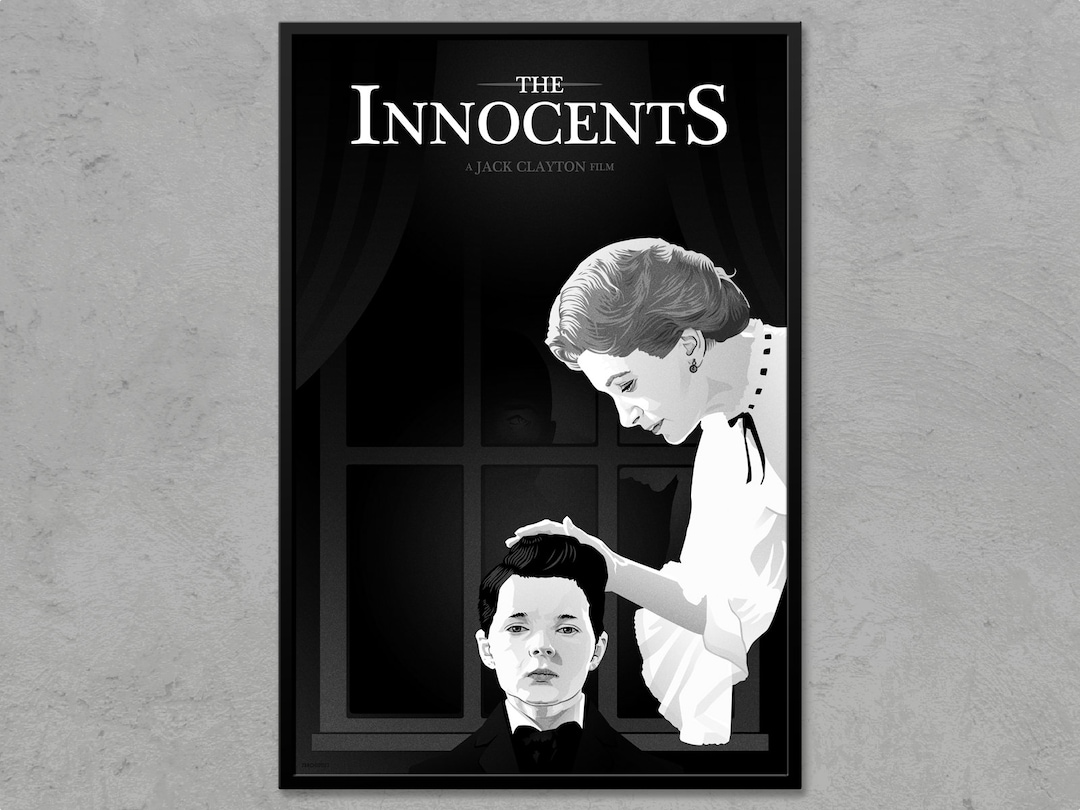 The Innocents 1961 Retro Film Poster Classic Movie Poster Horror Film Minimalist Art 