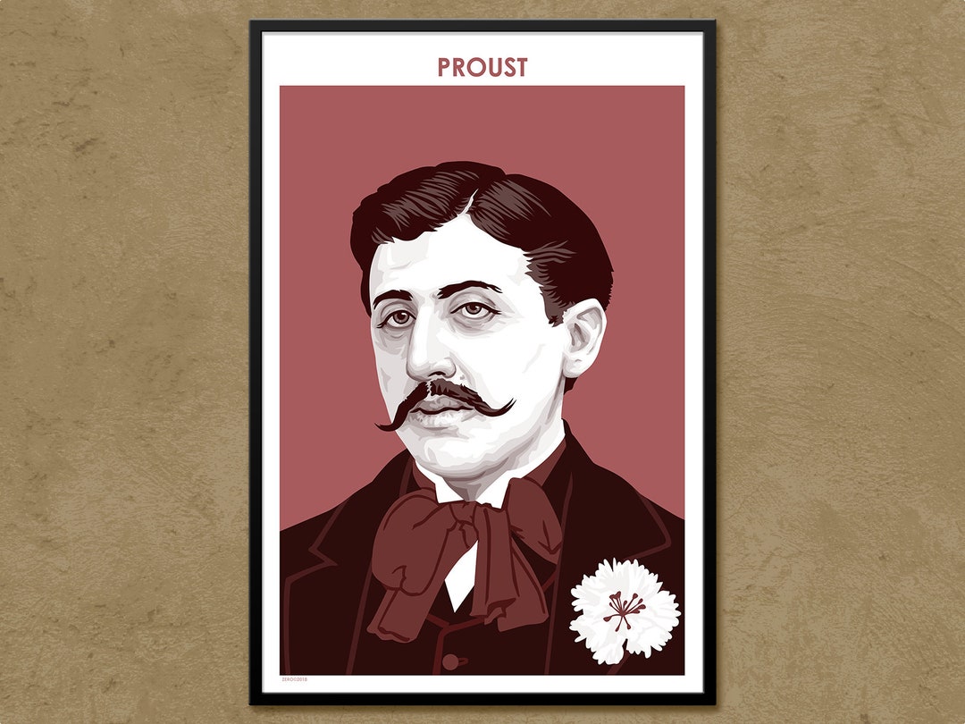 Marcel Proust - Author Poster | Literary Poster | Writer Gift | Teacher ...