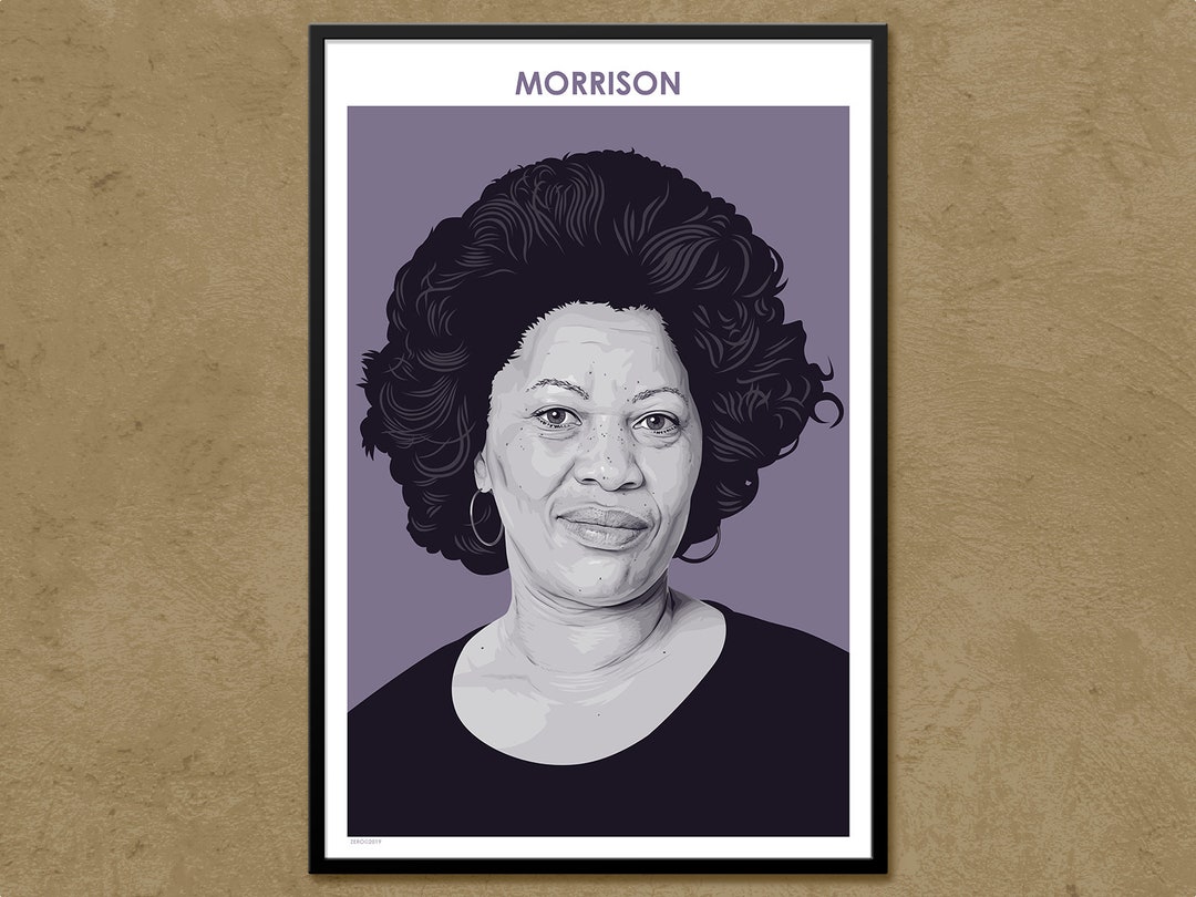 Toni Morrison - Author Poster | Literary Poster | Writer Gift | Teacher ...