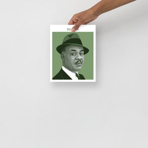 Ralph Ellison - Author Poster | Literary Poster | Writer Gift | Teacher ...