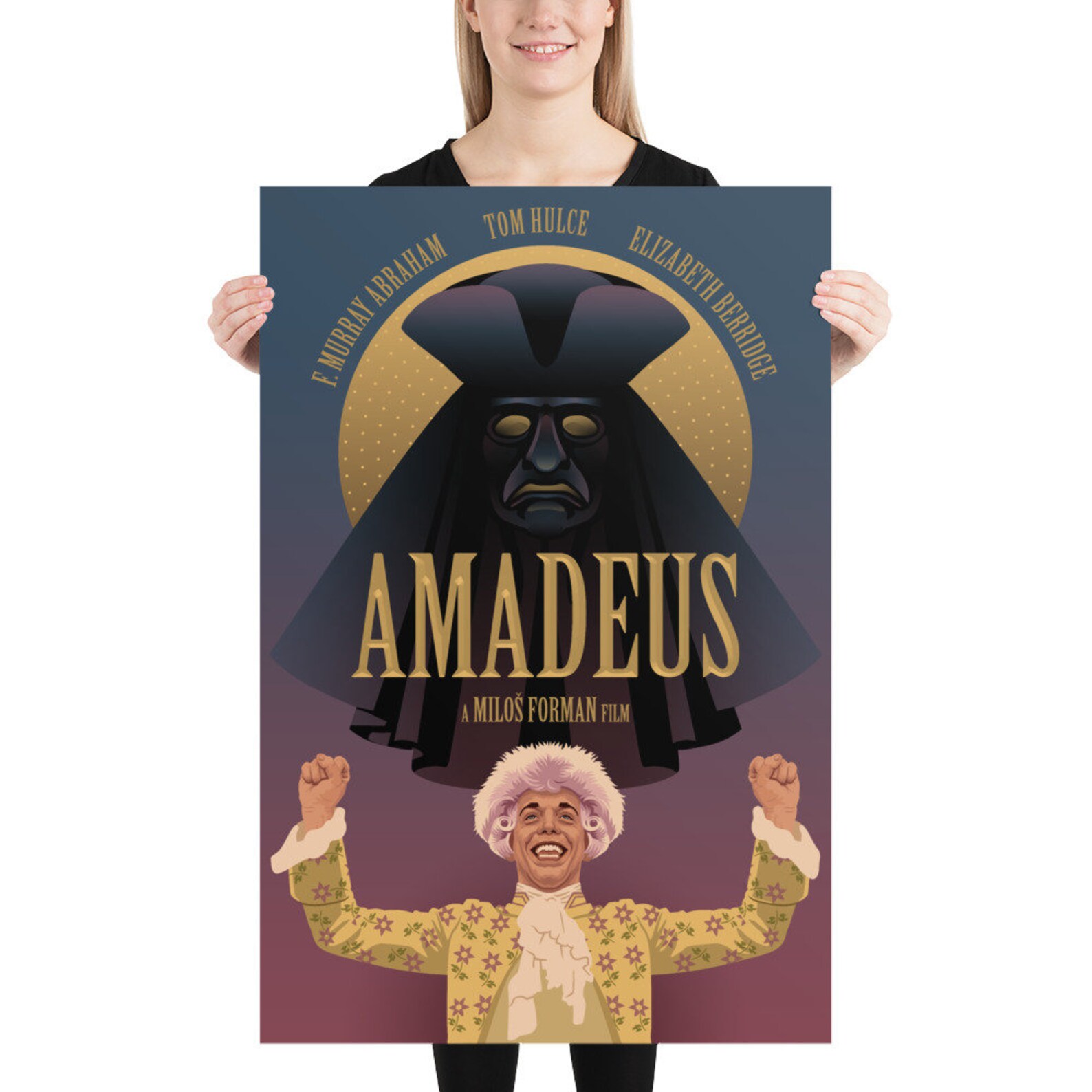 Amadeus 1984 Alternative Movie Poster Retro Film Poster - Etsy