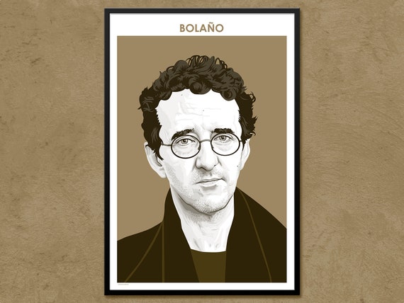 Roberto Bolano Author Poster Literary Poster Writer Gift - Etsy