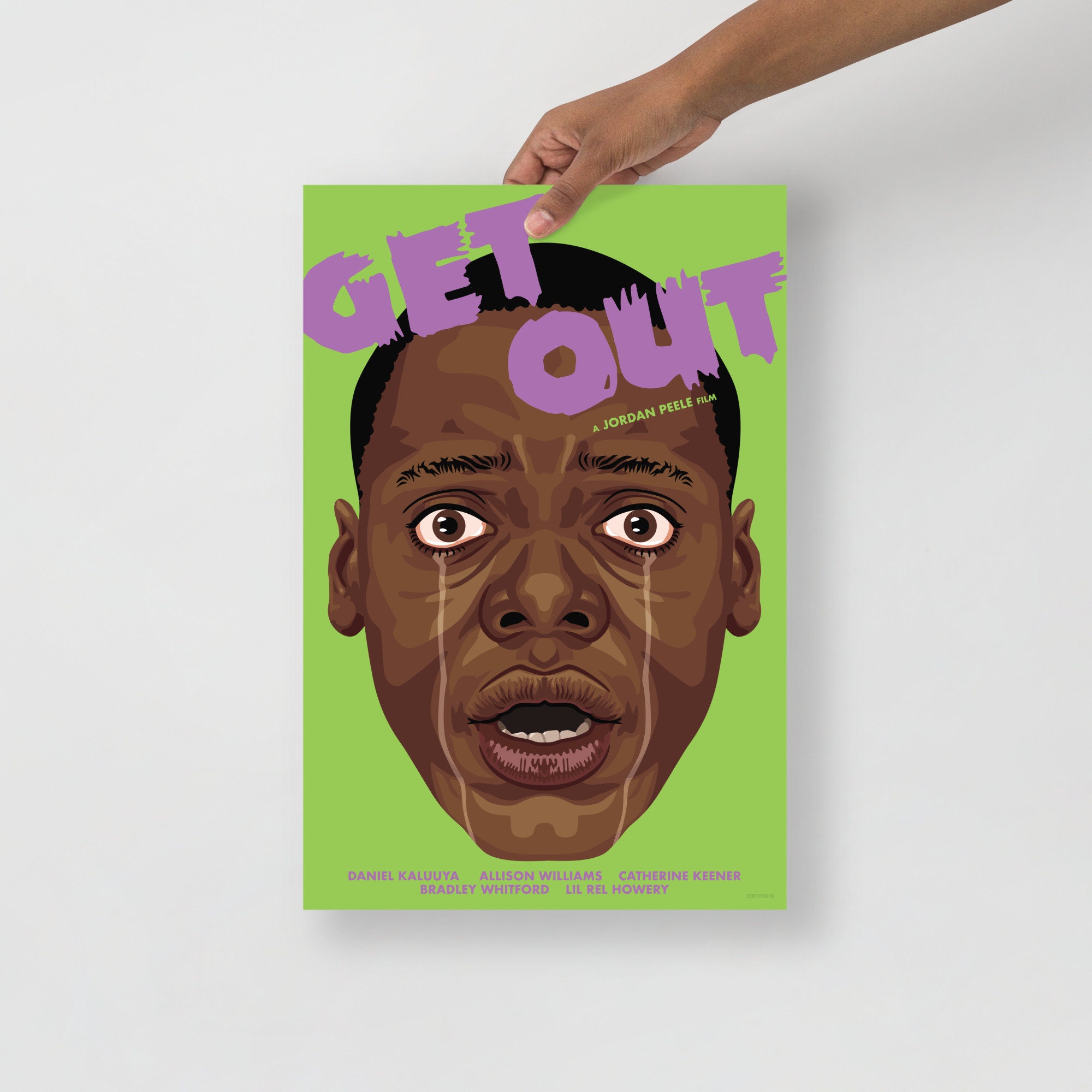 Get Out 2017 Jordan Peele Moive Poster Retro Film - Etsy UK