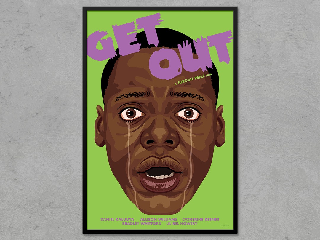 Get Out 2017 Jordan Peele Moive Poster Retro Film - Etsy UK