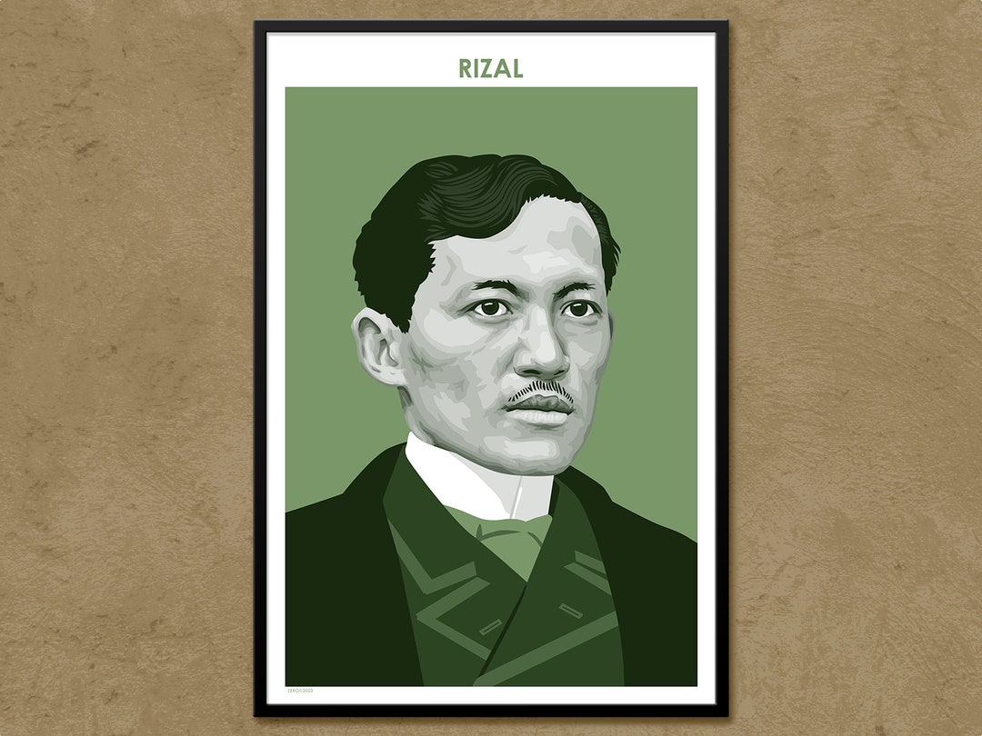 Jose Rizal Author Poster Literary Poster Writer Gift - Etsy
