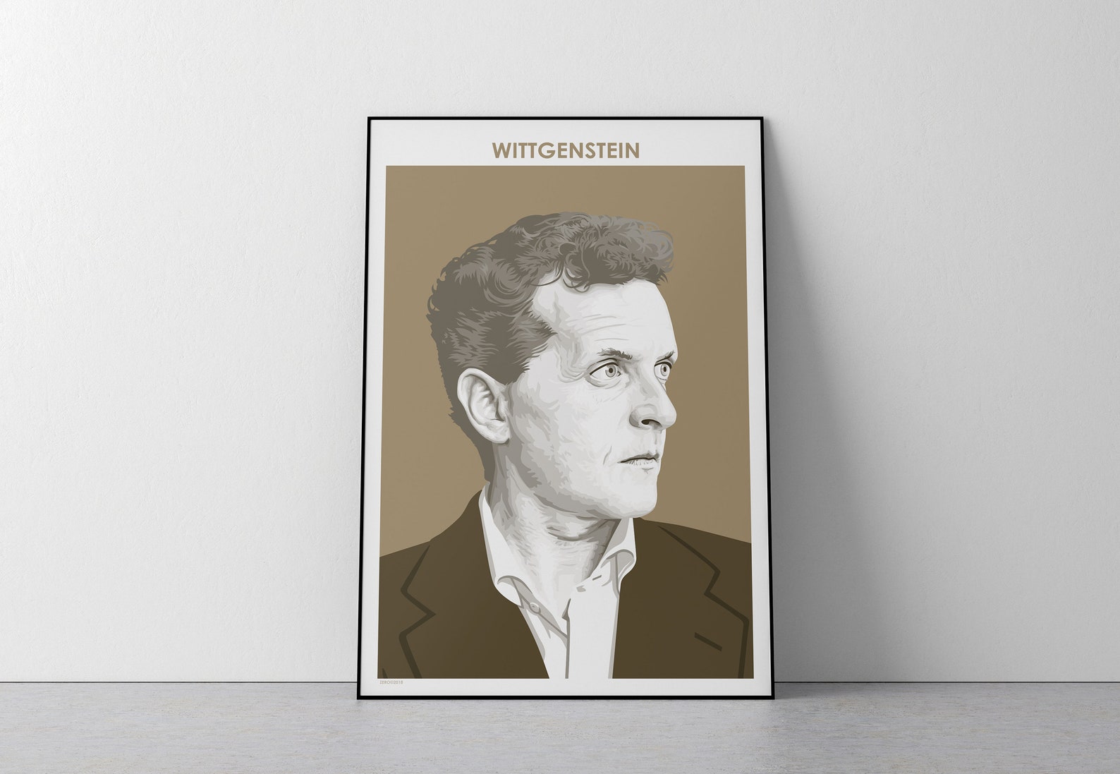 Ludwig Wittgenstein - Philosopher Poster | Author Poster | Teacher Gift ...