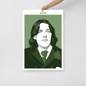 Oscar Wilde - Author Poster | Literary Poster | Writer Gift | Teacher ...