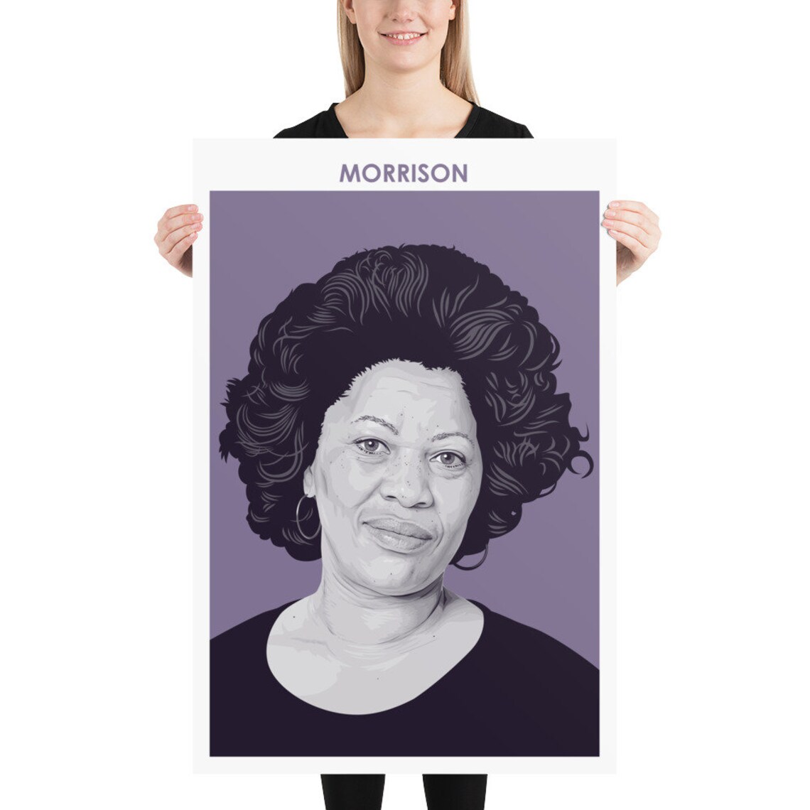 Toni Morrison Author Poster Literary Poster Writer Gift | Etsy