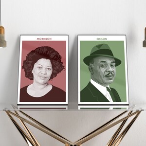 Ralph Ellison - Author Poster | Literary Poster | Writer Gift | Teacher ...