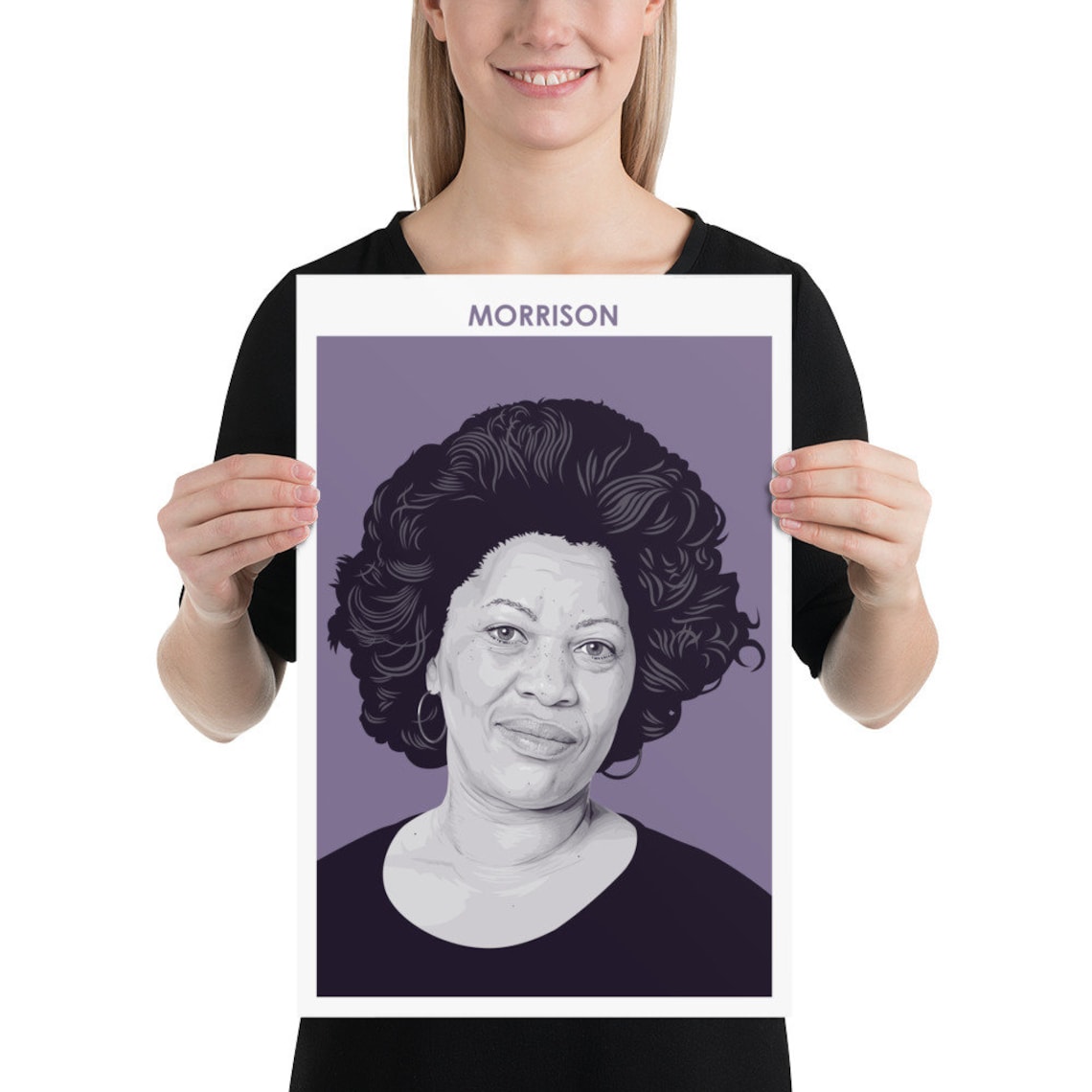 Toni Morrison Author Poster Literary Poster Writer Gift | Etsy