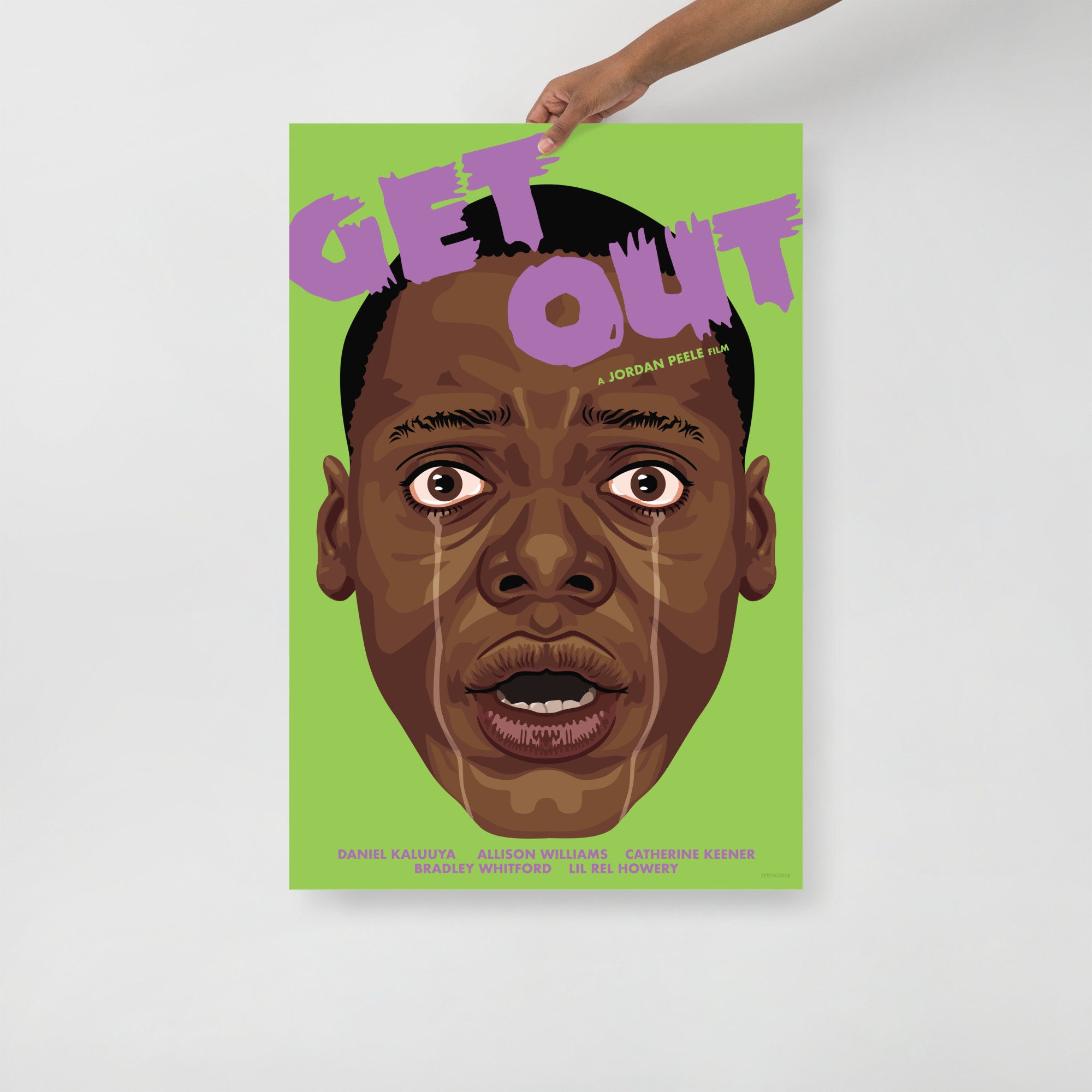 Get Out 2017 Jordan Peele Moive Poster Retro Film - Etsy UK