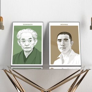 Yukio Mishima - Author Poster | Literary Poster | Writer Gift | Teacher ...