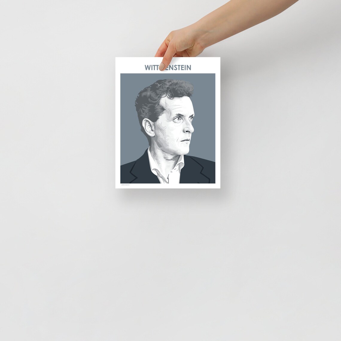 Ludwig Wittgenstein - Philosopher Poster | Author Poster | Teacher Gift ...