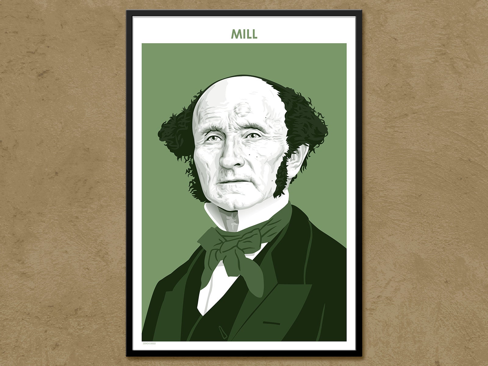 John Stuart Mill - Philosopher Poster | Author Poster | Teacher Gift ...