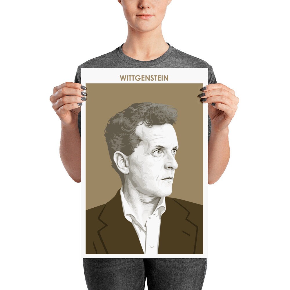 Ludwig Wittgenstein Philosopher Poster | Etsy