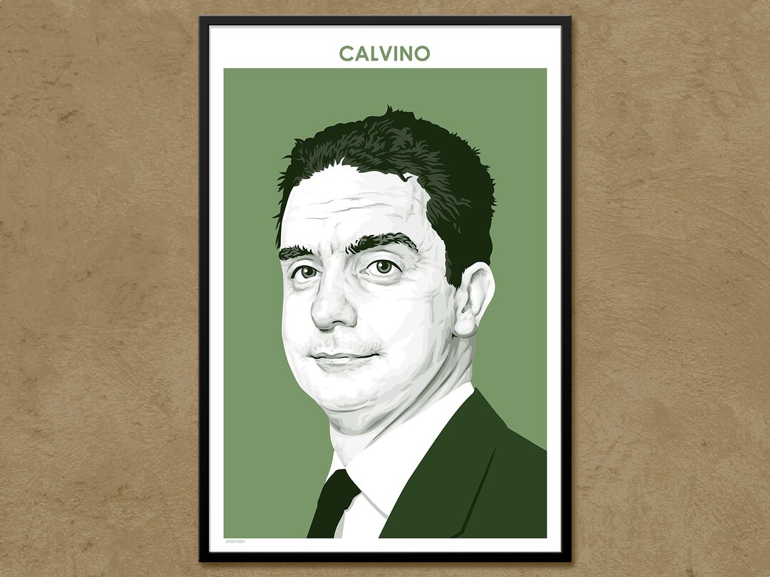 Italo Calvino - Author Poster | Literary Poster | Writer Gift | Teacher ...