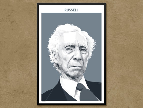 Bertrand Russell Philosopher Poster Author Poster | Etsy