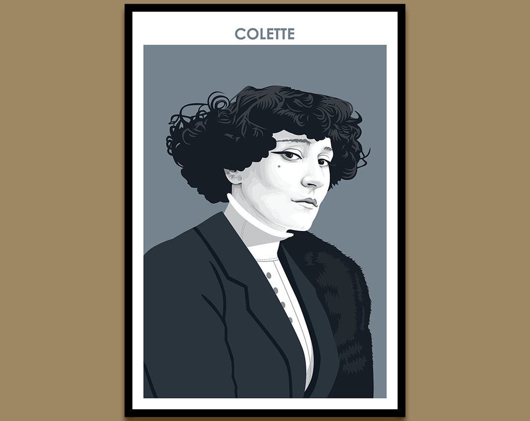 Colette - Author Poster | Literary Poster | Writer Gift | Teacher Gift ...