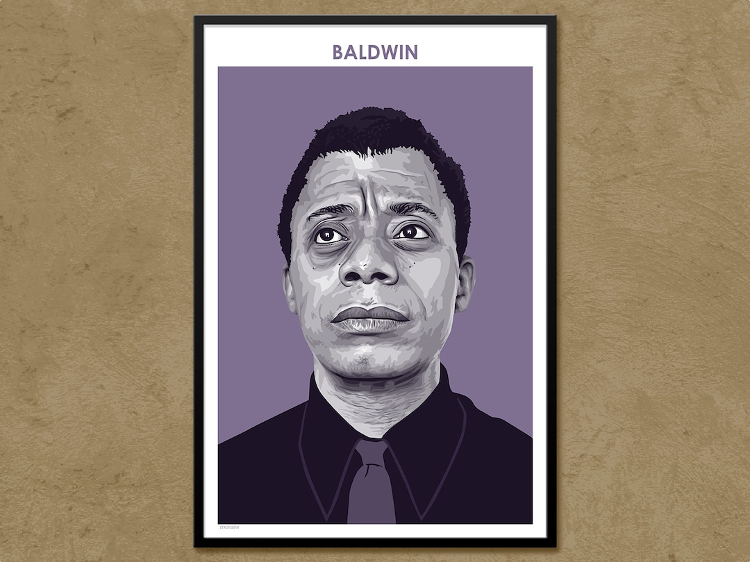 James Baldwin - Author Poster | Literary Poster | Writer Gift | Teacher ...