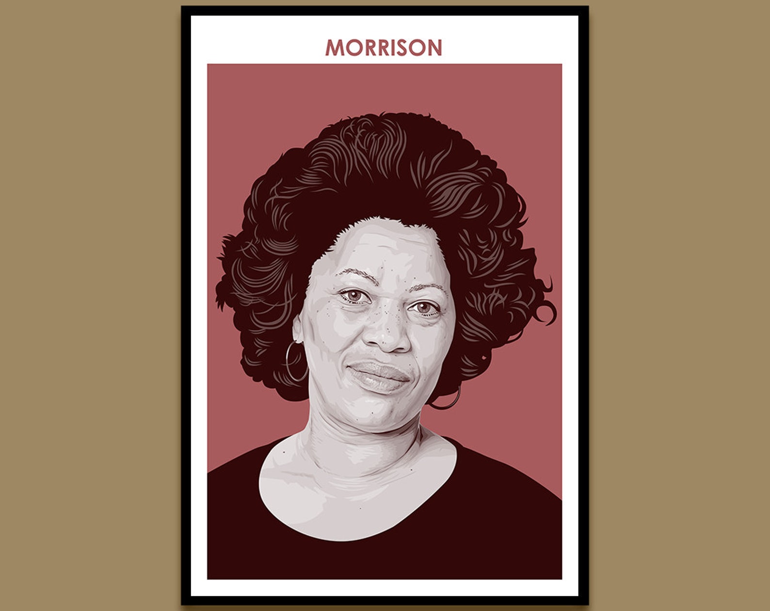 Toni Morrison Author Poster Literary Poster Writer Gift | Etsy