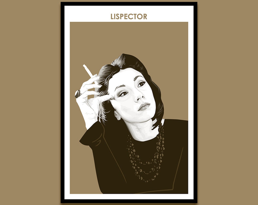 Clarice Lispector - Author Poster | Literary Poster | Writer Gift ...
