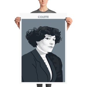 Colette - Author Poster | Literary Poster | Writer Gift | Teacher Gift ...