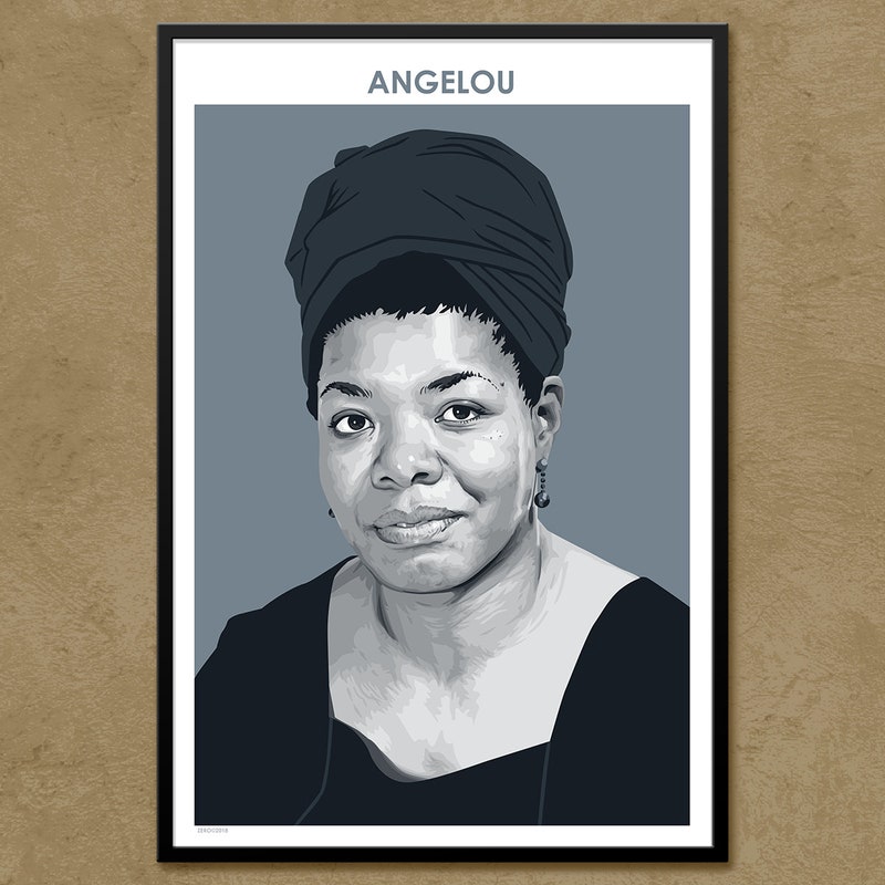 Maya Angelou Art - Etsy