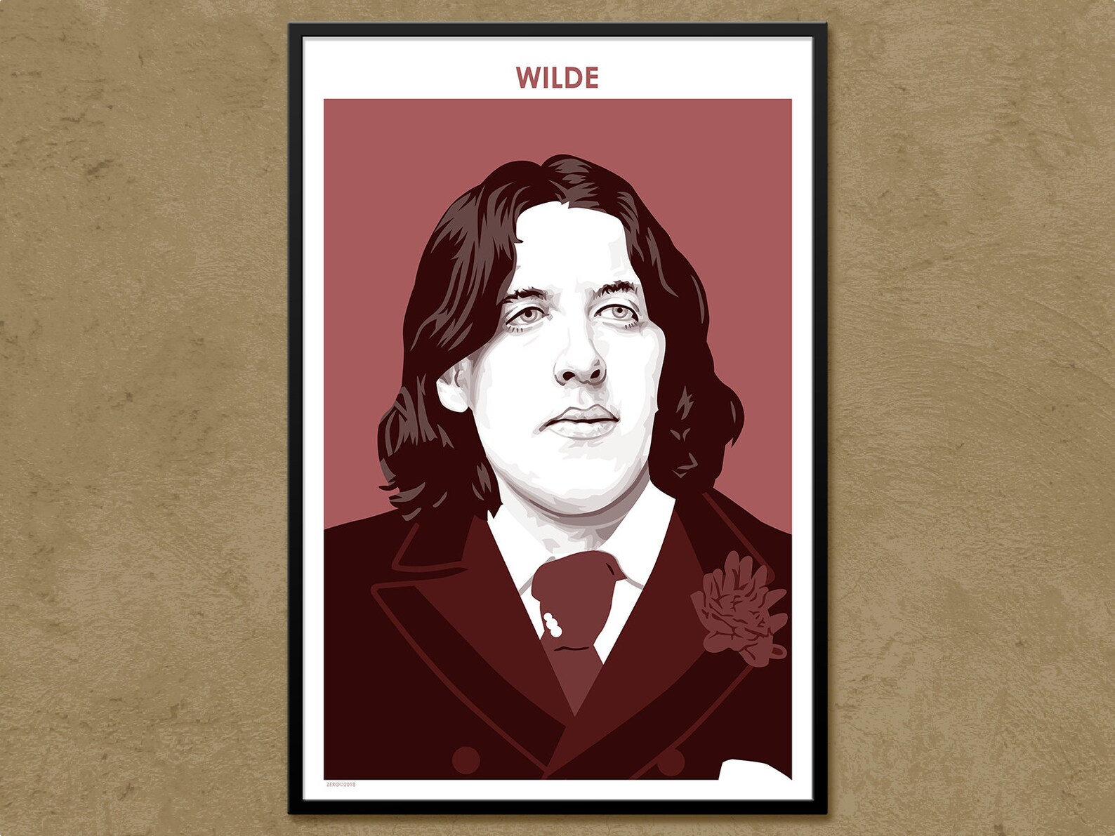 Oscar Wilde Author Poster Literary Poster Writer Gift | Etsy