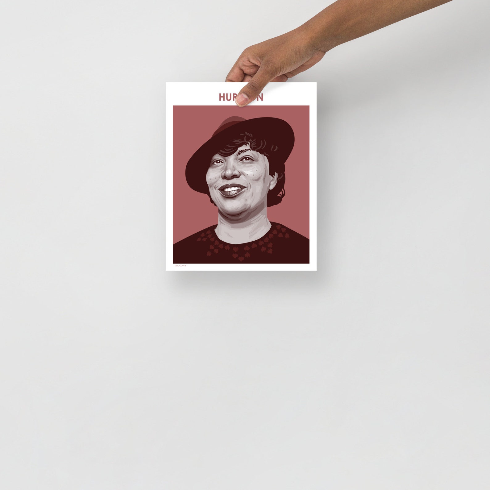 Zora Neale Hurston - Author Poster | Literary Poster | Writer Gift ...