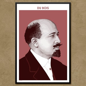 W. E. B. Du Bois - Philosopher Poster | Literary Poster | Writer Gift ...